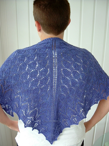 Ravelry: Playful Plumage Triangle pattern by Chrissy Prange