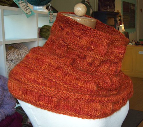 Ravelry: Draft Dodger Funnel Cowl pattern by KellyK Knits