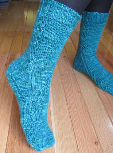 Ravelry: Cabley Socks pattern by Cheryl McLeod