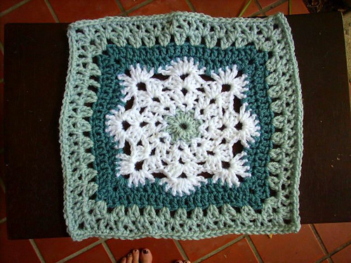 Ravelry: Woolly's Snowflake Square pattern by Letitia Sherriff