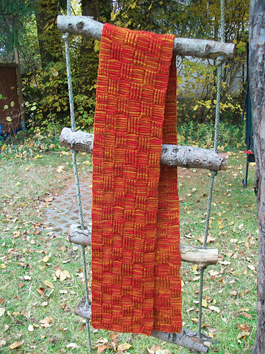 Ravelry: Checkerboard scarf pattern by Phazelia