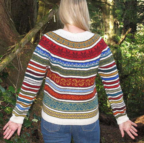 Ravelry: Norwegian snakes Cardigan pattern by Cynthia Atley Peterson