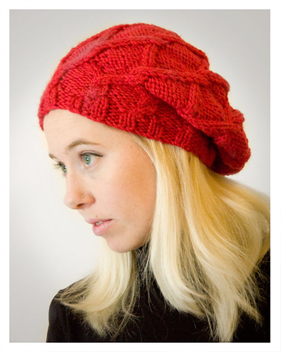 Ravelry: Diamond Slouchy Beret pattern by Julie Grantz LeFrancois
