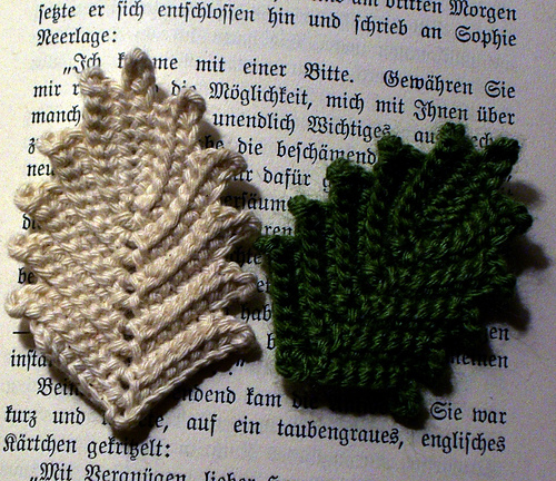 Ravelry: Figure 42 Rose Leaf pattern by Priscilla Publishing Company