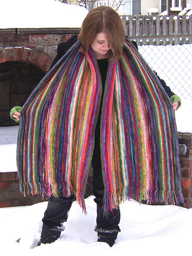 Ravelry: LadyDanio's My Swappy, Scrappy, Oversized Scarf
