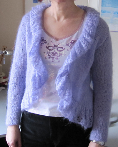 Ravelry: Ruffle-edged Cardigan pattern by Sirdar