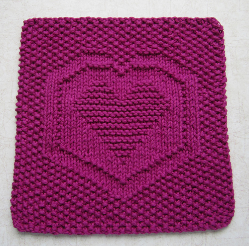 Ravelry: Heartbeat Cloth pattern by Elaine Fitzpatrick