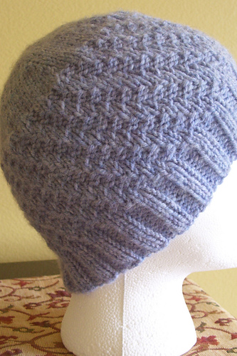 Ravelry: Diagonal Rib Hat pattern by Kat LeFevre