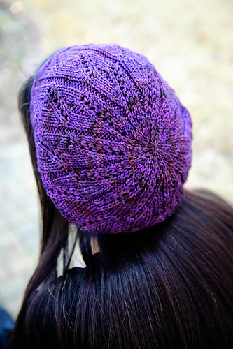Ravelry: Twisty Violet Cap pattern by Kate Oates