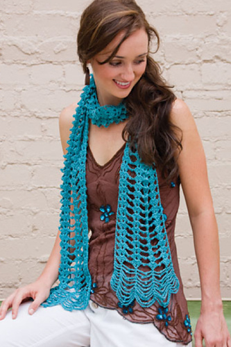 Ravelry: Picot Scarf pattern by Rebecca Velasquez