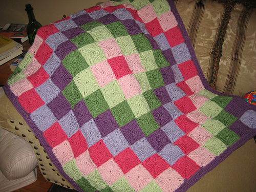 Ravelry: Magic Carpet Blanket pattern by Melisa Darnieder