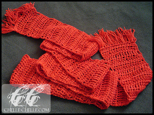 Ravelry: Crochet Sampler Stitch Scarf pattern by Michelle Wong