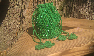 Ravelry: My Beaded Shamrock Bag pattern by Suzetta Williams
