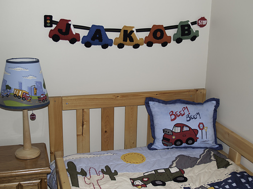 Ravelry: My First Personalized Pennants: Cars pattern by Jennifer Lori