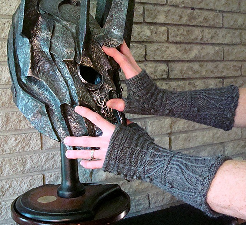 Ravelry: Gillaspie Gothic Gauntlets pattern by Elizabeth Helmich