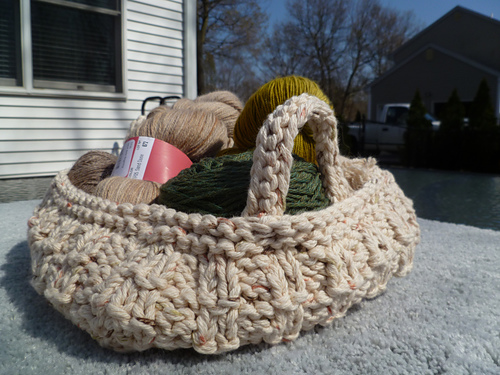 Ravelry: Stash Basket to Knit pattern by Bernat Design Studio