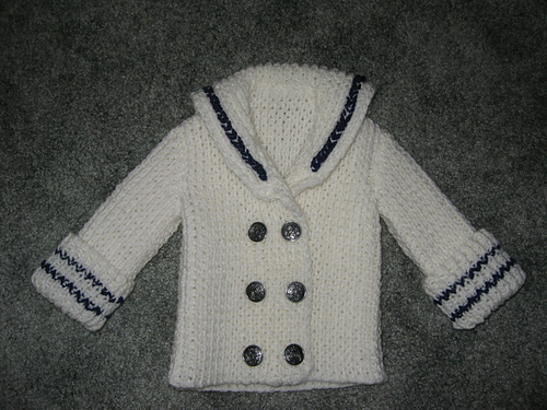Ravelry: Sailor Cardigan Slip Over with Beret pattern by American ...