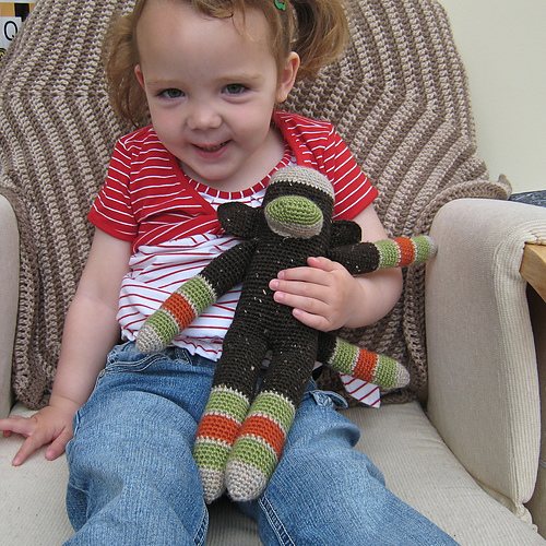 Ravelry: Striped Funky Monkey (Crochet) pattern by Patons