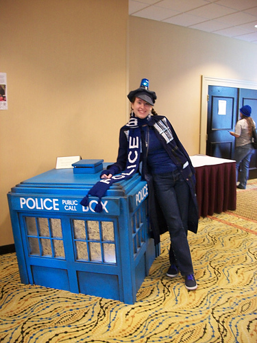 Ravelry: Police Box Scarf pattern by Penwiper