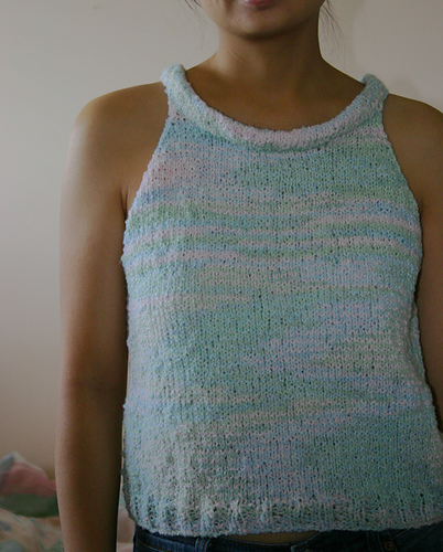 Ravelry: #30 Cropped Tank Top pattern by Joan Vass