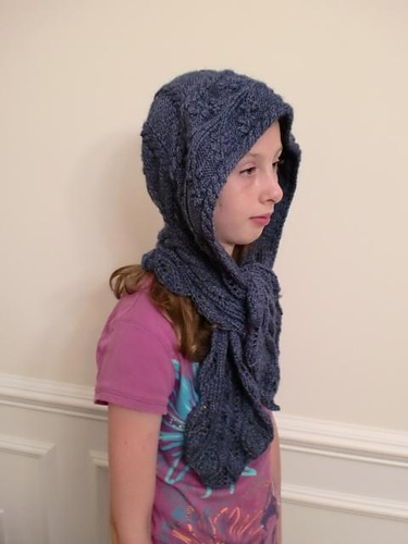 Ravelry: Elven Hooded Scarf pattern by Amy Jansen