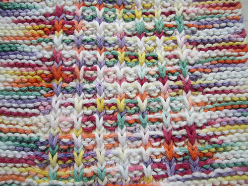 Ravelry: Slipped Rib Bib and Cloth pattern by Elaine Fitzpatrick