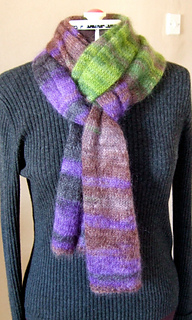 Ravelry: Kidsilk Haze Stripe Scarf pattern by Marie Wallin