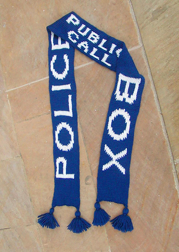 Ravelry: Police Box Scarf pattern by Penwiper