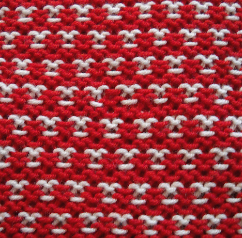 Ravelry: Two-Color Mosaic Scarf pattern by Gale Ulvang