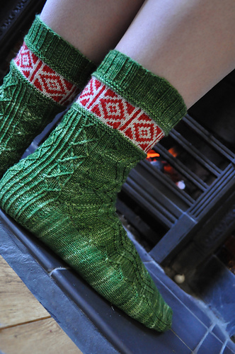 Ravelry: Little Ice Age Socks pattern by Rachel Coopey
