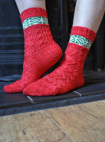 Ravelry: Little Ice Age Socks pattern by Rachel Coopey