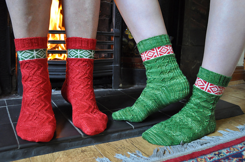 Ravelry: Little Ice Age Socks pattern by Rachel Coopey