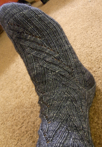 Ravelry: Coriolis Effect Socks pattern by verybusymonkey