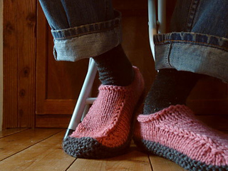 Ravelry: yuki77's Non-felted Slippers