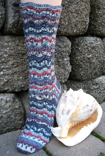 Ravelry: Hanauma Bay Socks pattern by Adrienne Fong