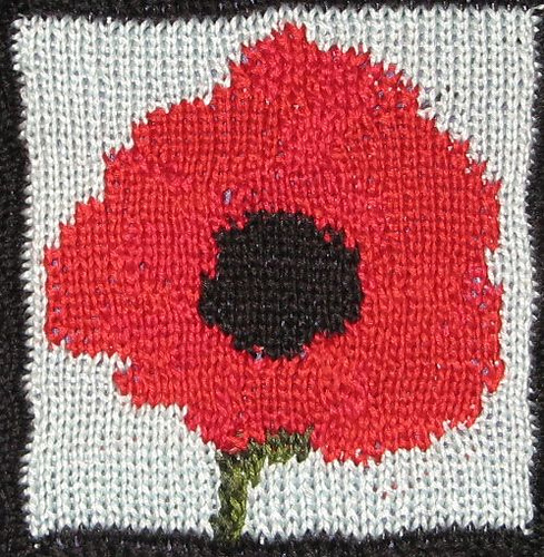 Ravelry: Lest We Forget: Red Poppy Flower Chart pattern by Erssie