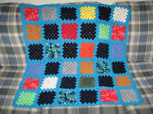 Ravelry: Basic Granny Square pattern by Sandra Petit
