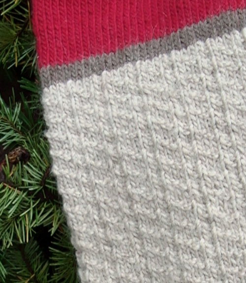 Ravelry: Rustic Christmas Stocking pattern by Kristin Spurkland