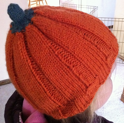 Ravelry: Halloween Pumpkin Hat pattern by Deb S.