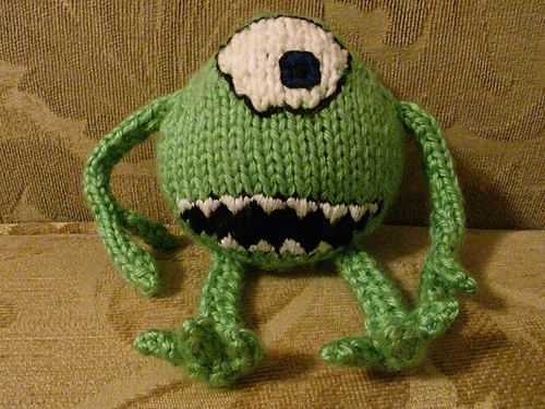 Ravelry: Mike Monster Knit Pattern pattern by Jessica Henderson