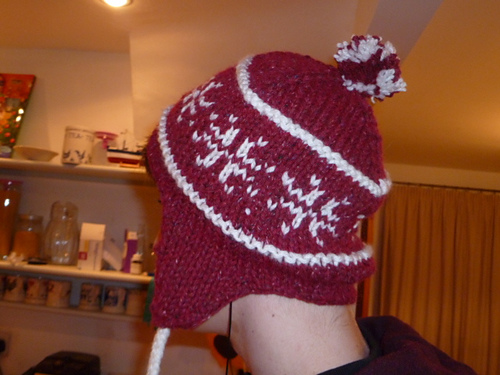 Ravelry: Chunky Snowflake Hat pattern by Silver Tabby Designs