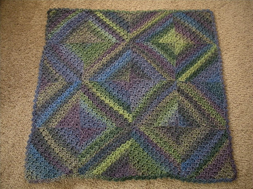 Ravelry: Dancing Diamonds Afghan pattern by YIYO Designs