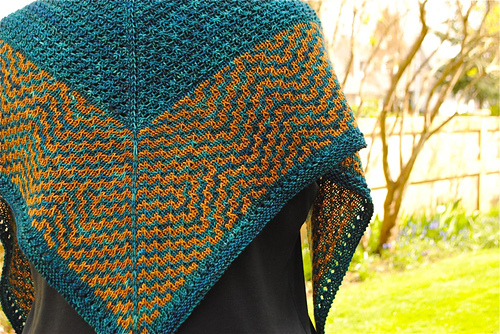 Ravelry: Ripple Rock Shawl pattern by Judy Marples