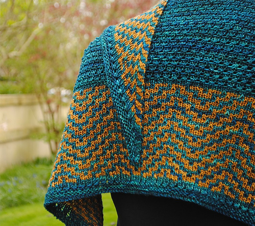 Ravelry: Ripple Rock Shawl pattern by Judy Marples