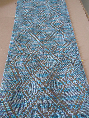 Ravelry: Winding Lines Scarf pattern by Henna Markkanen
