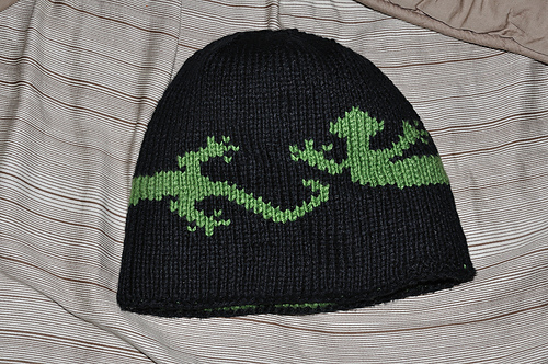 Ravelry: double knit lizard hat pattern by Krystal L'Amore