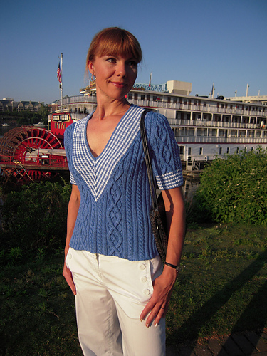 Ravelry: # 19 Pulli mit V-Ausschnitt pattern by Verena Design Team