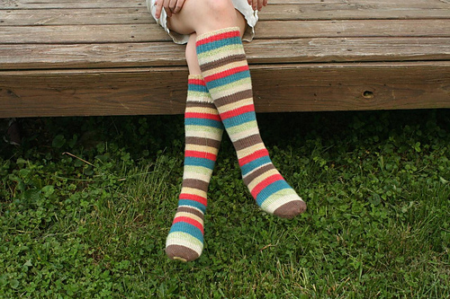 Ravelry: Custom Knee Socks pattern by Mandie Harrington