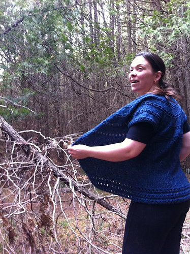 Ravelry: Grommet Eyelet Ridge Cardi Vest pattern by Ash Kearns