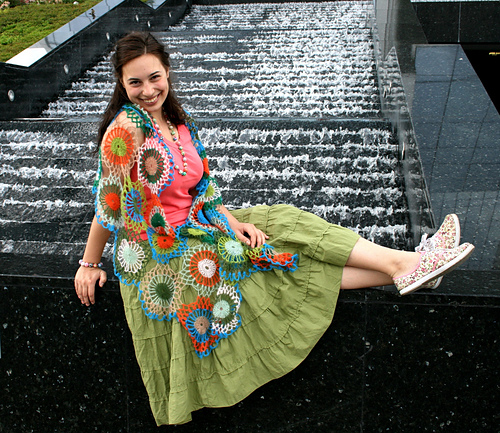 Ravelry: MOTIF WRAP pattern by Kathy Merrick